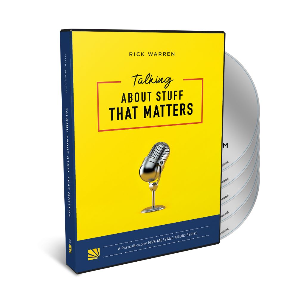 Talking About Stuff That Matters Complete Audio Series – Pastor Rick Store