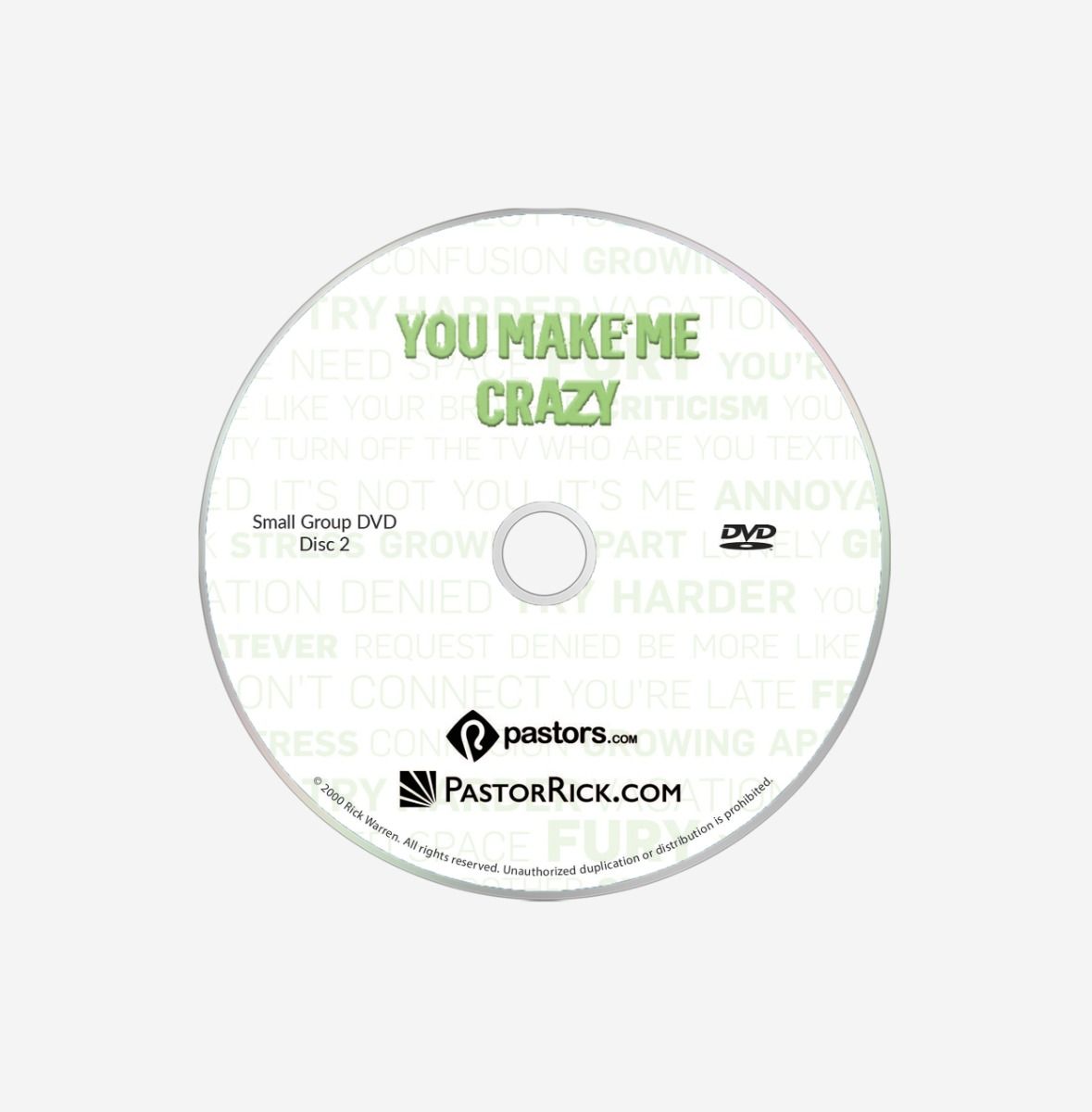 You Make Me Crazy Small Group DVD – Pastor Rick Store