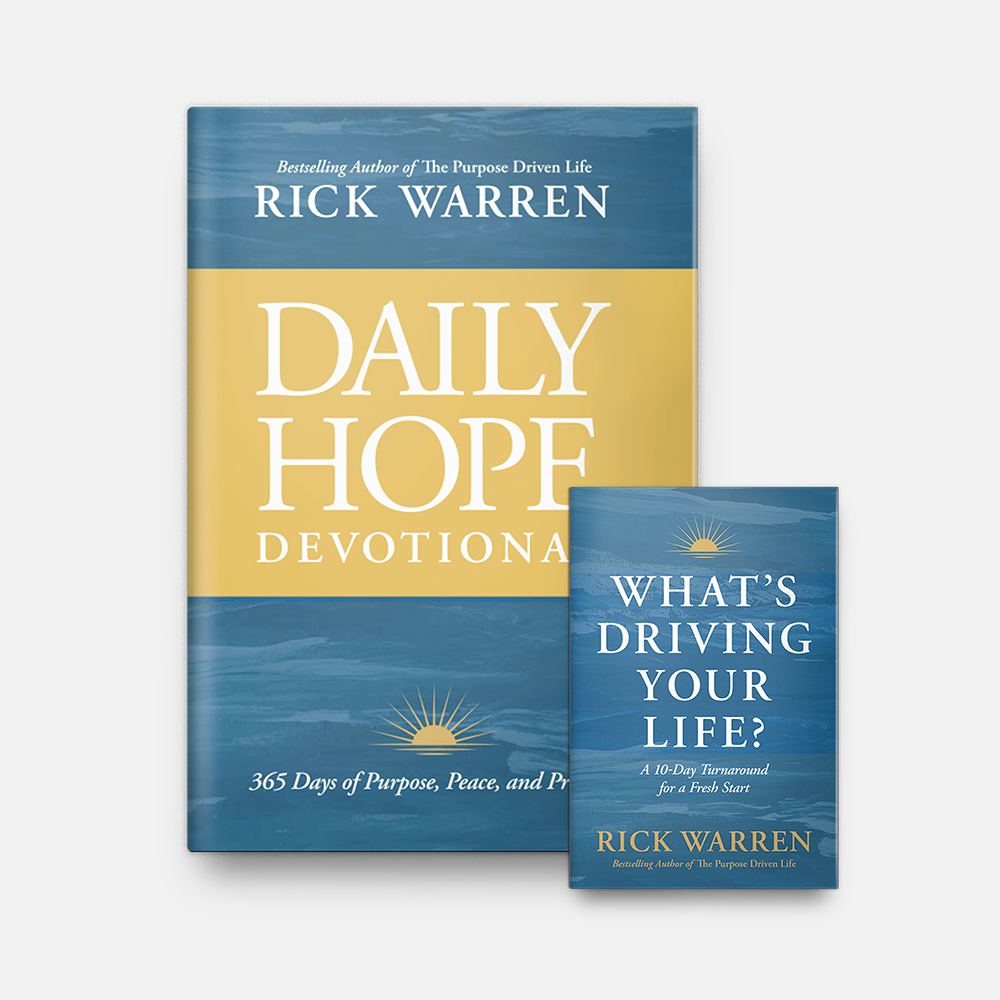Daily Hope Devotional and What's Driving Your Life? Bundle – Pastor ...