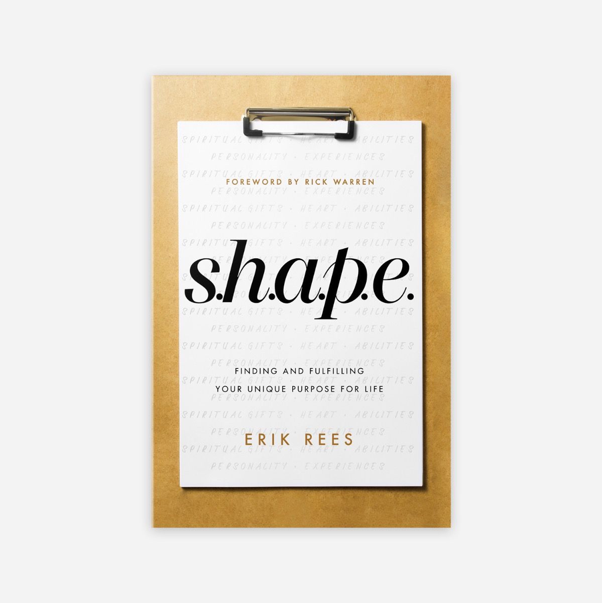 SHAPE Study Guide – Pastor Rick Store